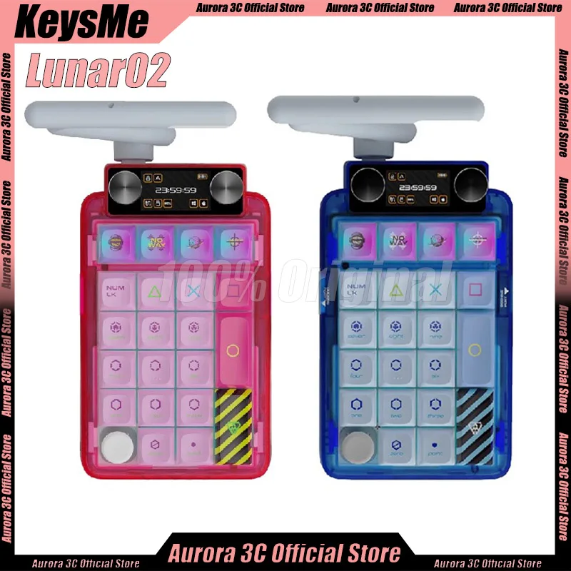 KeysMe-Lunar02-Mini-Mechanical-Keypad-21-Keys-2-4G-Bluetooth-Keyboard ...