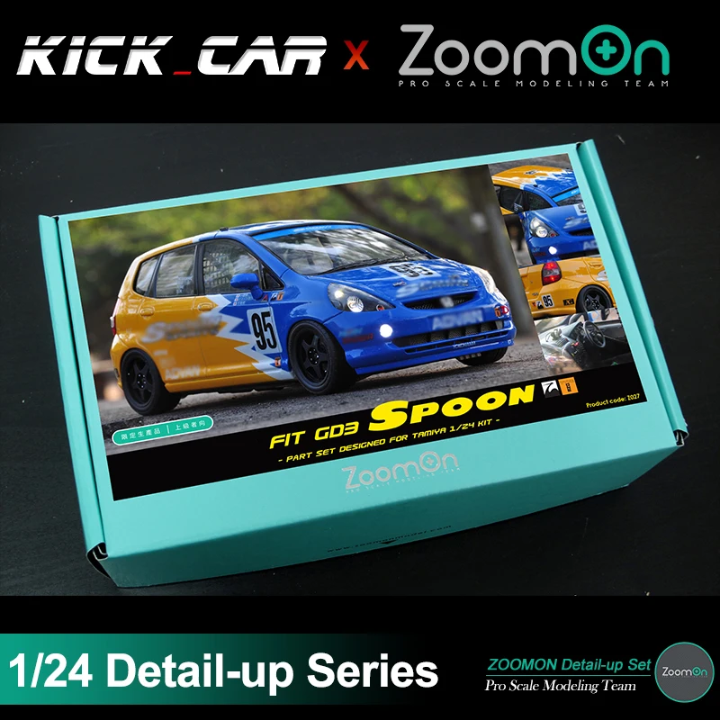 ZoomOn-Z027-1-24-Model-Vehicle-Fit-GD3-Spoon-part-set-Detail-up-set ...