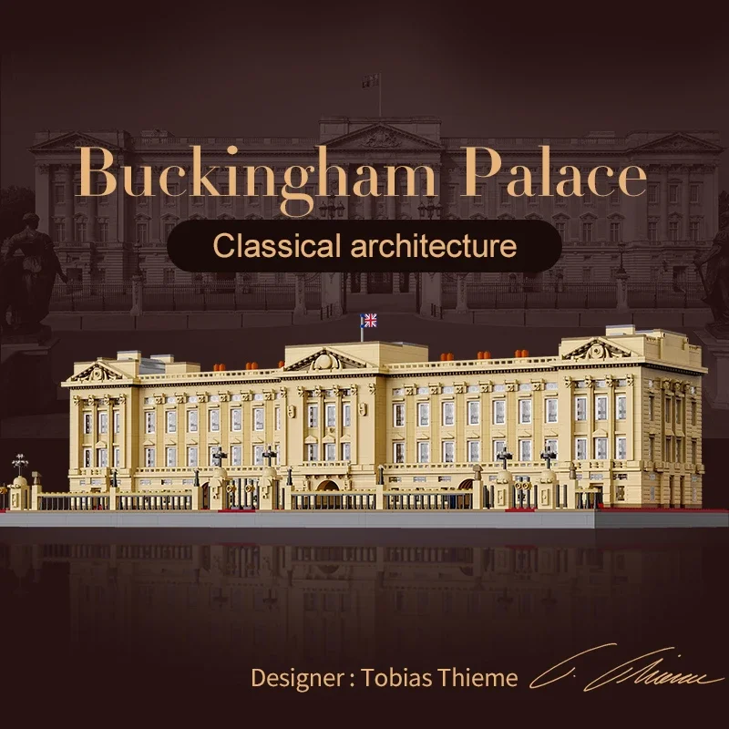 Creative-Expert-Modular-Buildings-World-Famous-City-MOC-Buckingham-Palace-House-Model-5604PCS ...