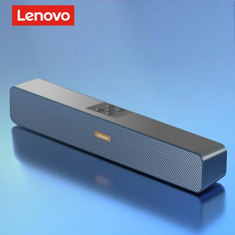 Lenovo bms10 com fio sem fio bluetooth alto-falante subwoofer diafragma ...