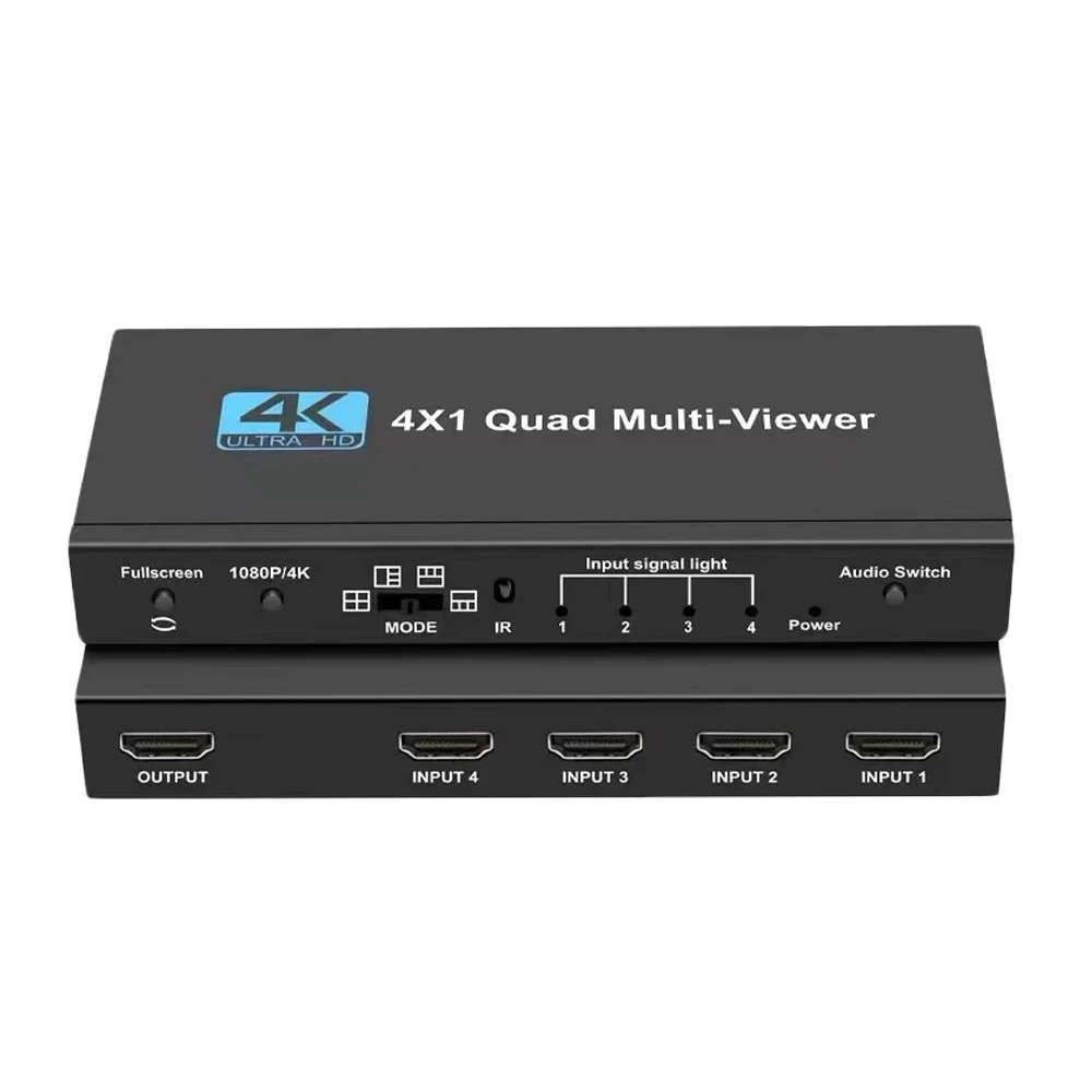 Multiviewer-Switch-4x1-HDMI-Compatible-Quad-Seamless-Switcher-4-In-1 ...