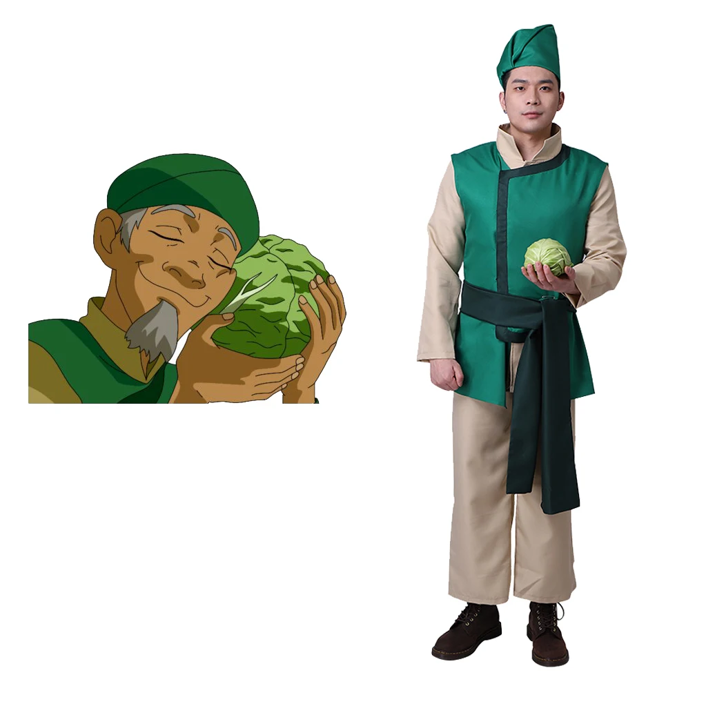 Cabbage-Merchant-Cosplay-Costume-Cabbage-Merchant-Green-Uniform-Set ...