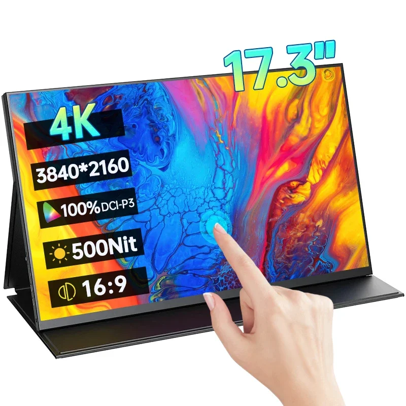 17-3-Inch-4K-3840-2160P-Touchscreen-Portable-Monitor-100-DCI-P3-HDR ...