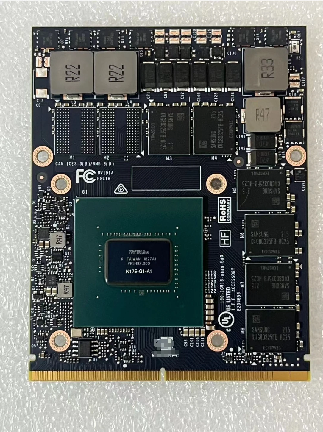 Original-GeForce-GTX-1060M-GTX1060-video-gpu-card-with-X-Bracket-N17E ...