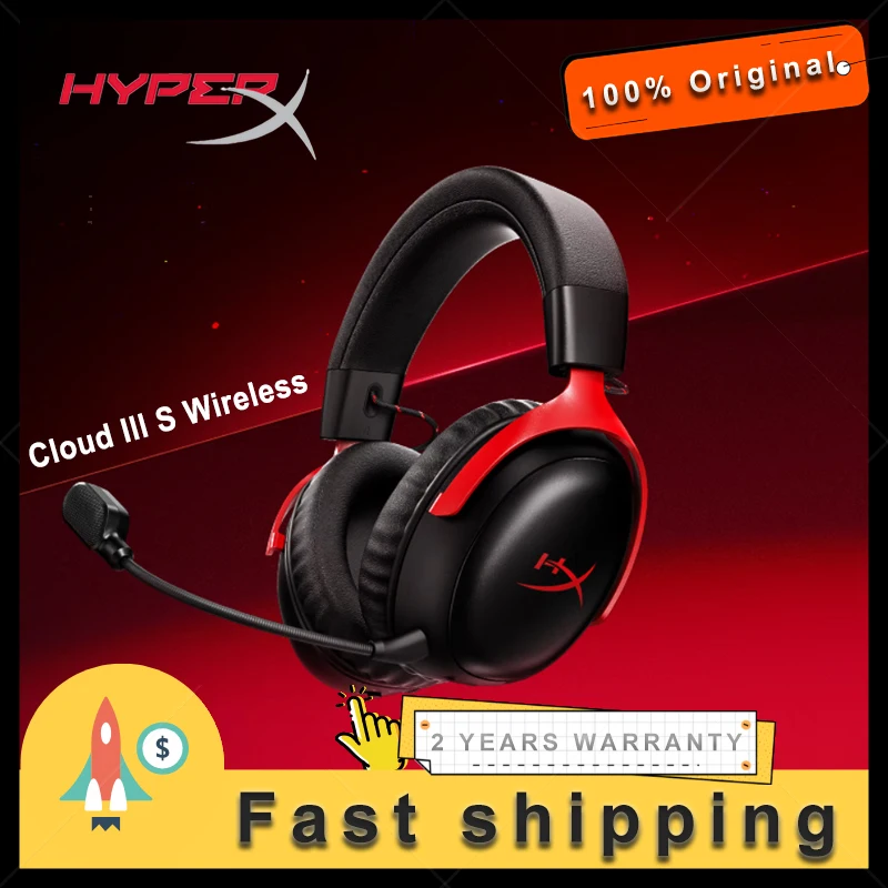 Original HyperX Cloud 3 S Wireless Gaming earphone 2.4GHz Wireless ...