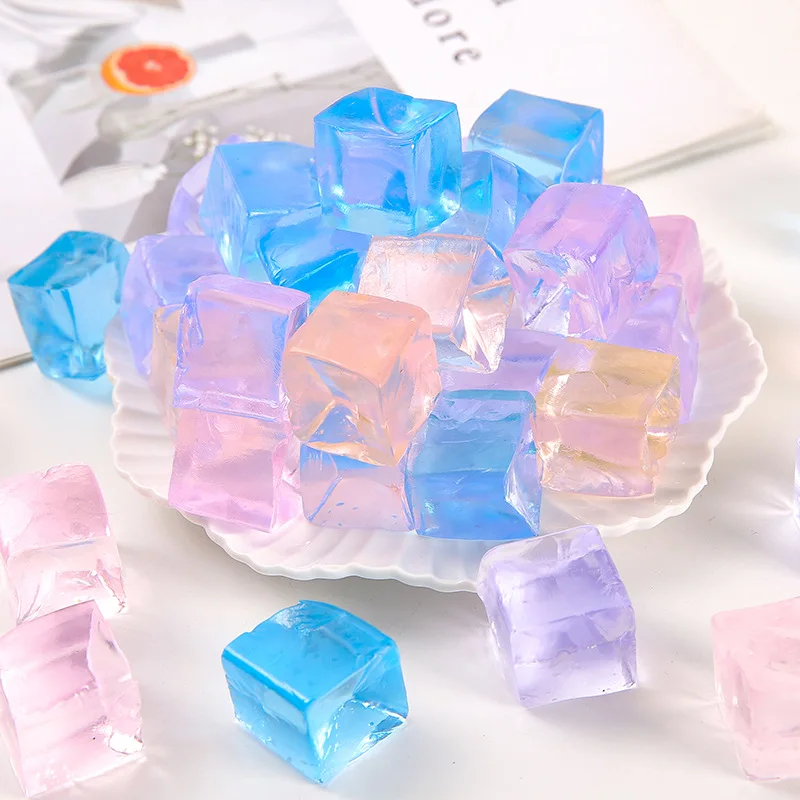 10-Pcs-Mini-Ice-Cube-Squishy-Toys-Release-Stress-Transparent-Small-Ice ...
