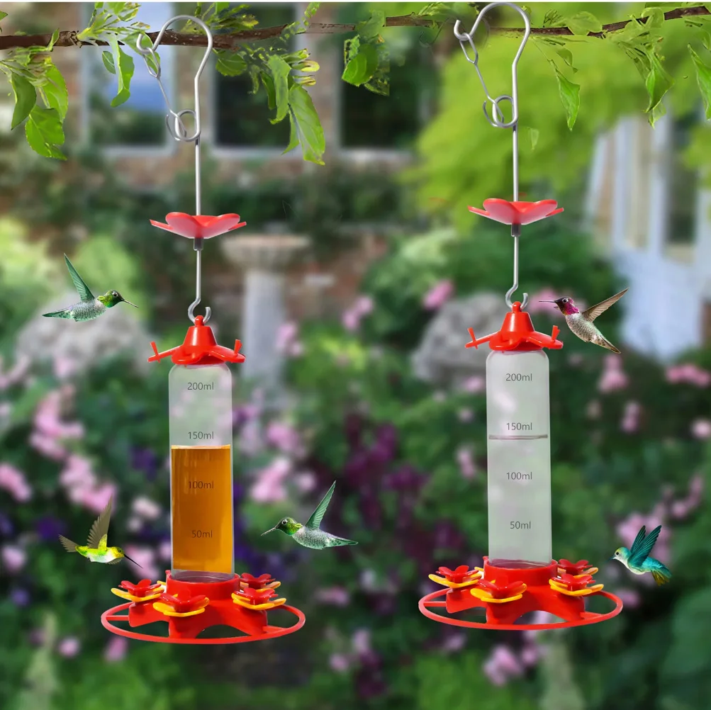 Outdoor Hummingbird Water Feeder Hanging Garden Hummingbird Drinker ...