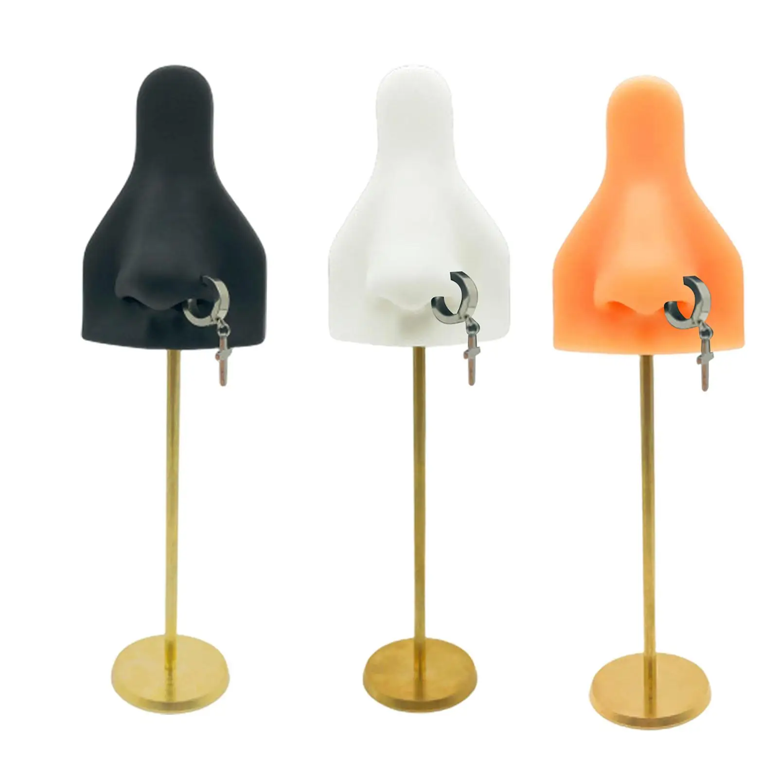 Silicone-Nose-Model-for-Jewelry-Display-Practicing-Beginners-Show ...