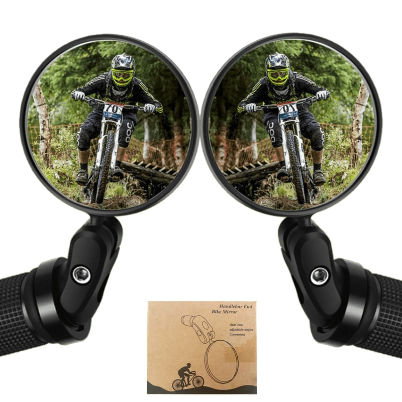 1-2PCS-Universal-Bicycle-Rearview-Mirror-Adjustable-Rotate-Wide-Angle ...