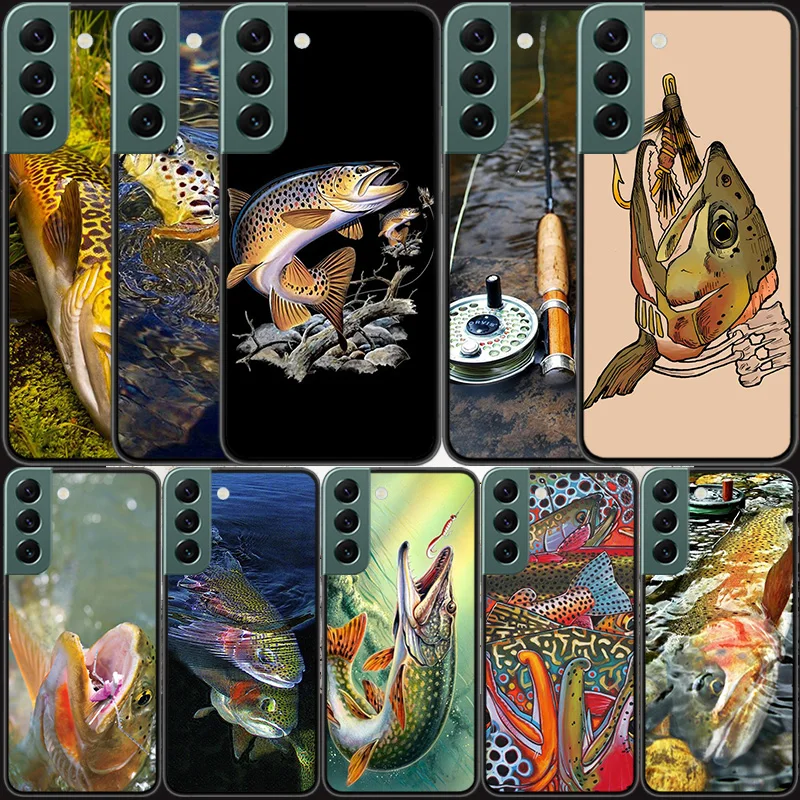 Brown-Trout-Fly-Fishing-Phone-Case-For-Samsung-Galaxy-A54-A14-A10E-A10S ...
