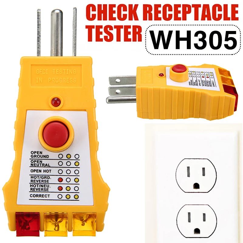 Socket-Safety-Tester-With-GFCI-Handheld-Check-Receptacle-Tester-Socket ...
