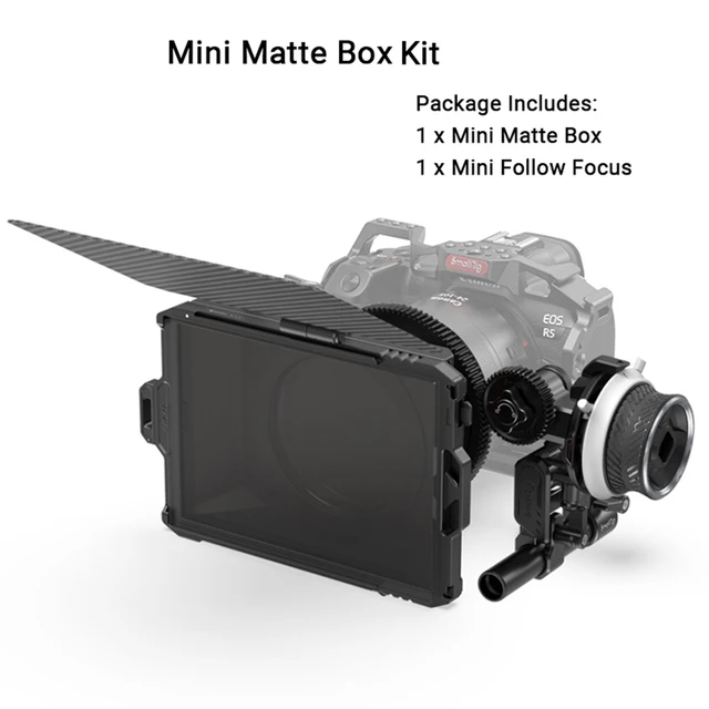 SmallRig Mini Matte Box Pro Mini Follow Focus Protection Against Glare ...