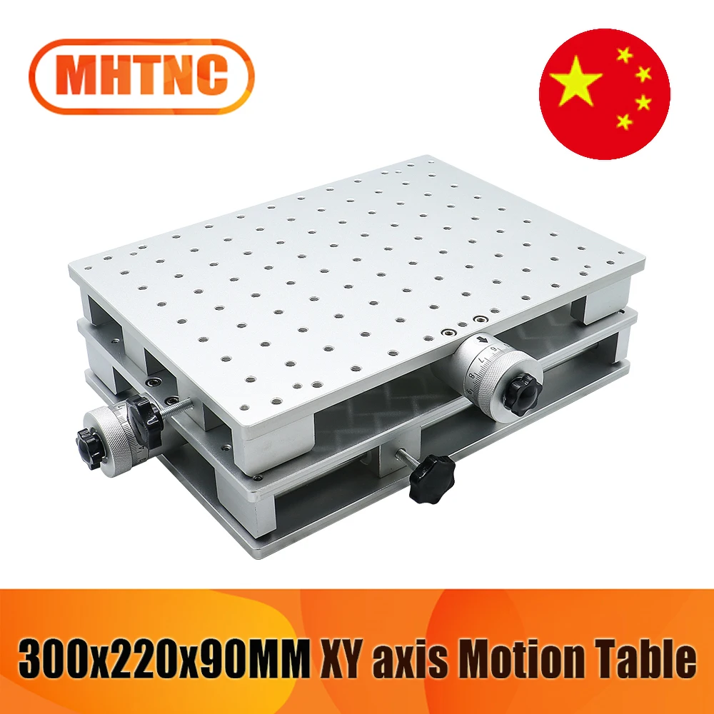 Moving Table 300x220x90mm Xy Axis 2 Axis Manual Motion Portable Cabinet ...