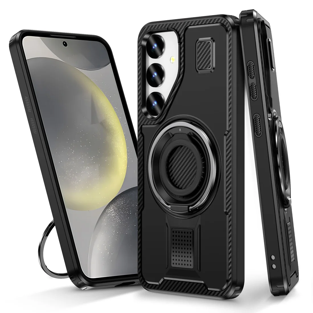 Galaxy-A05-Case-Shockproof-Hybrid-Built-in-Kickstand-Case-Dual-Layer ...