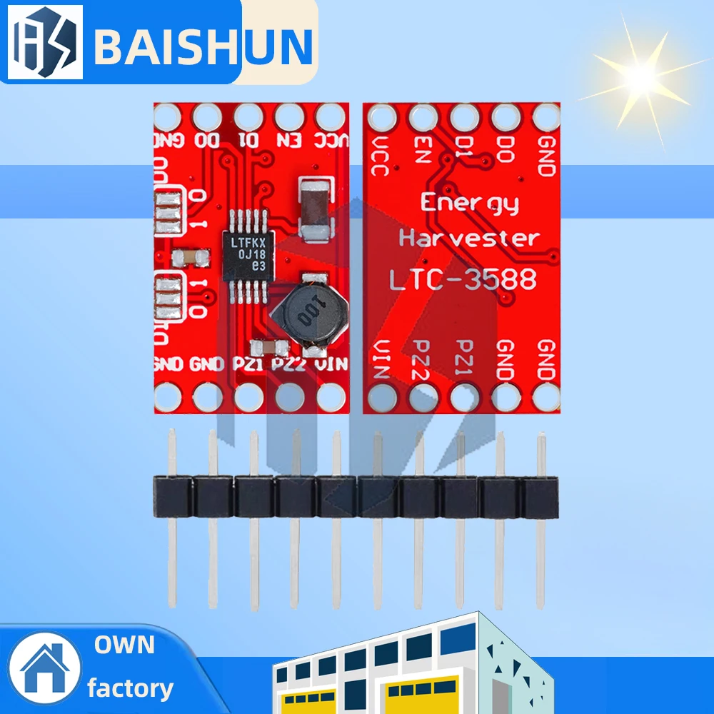 ‌LTC3588-1 Piezo/Solar Energy Harvesting Module – 2.7V-20V Input ...