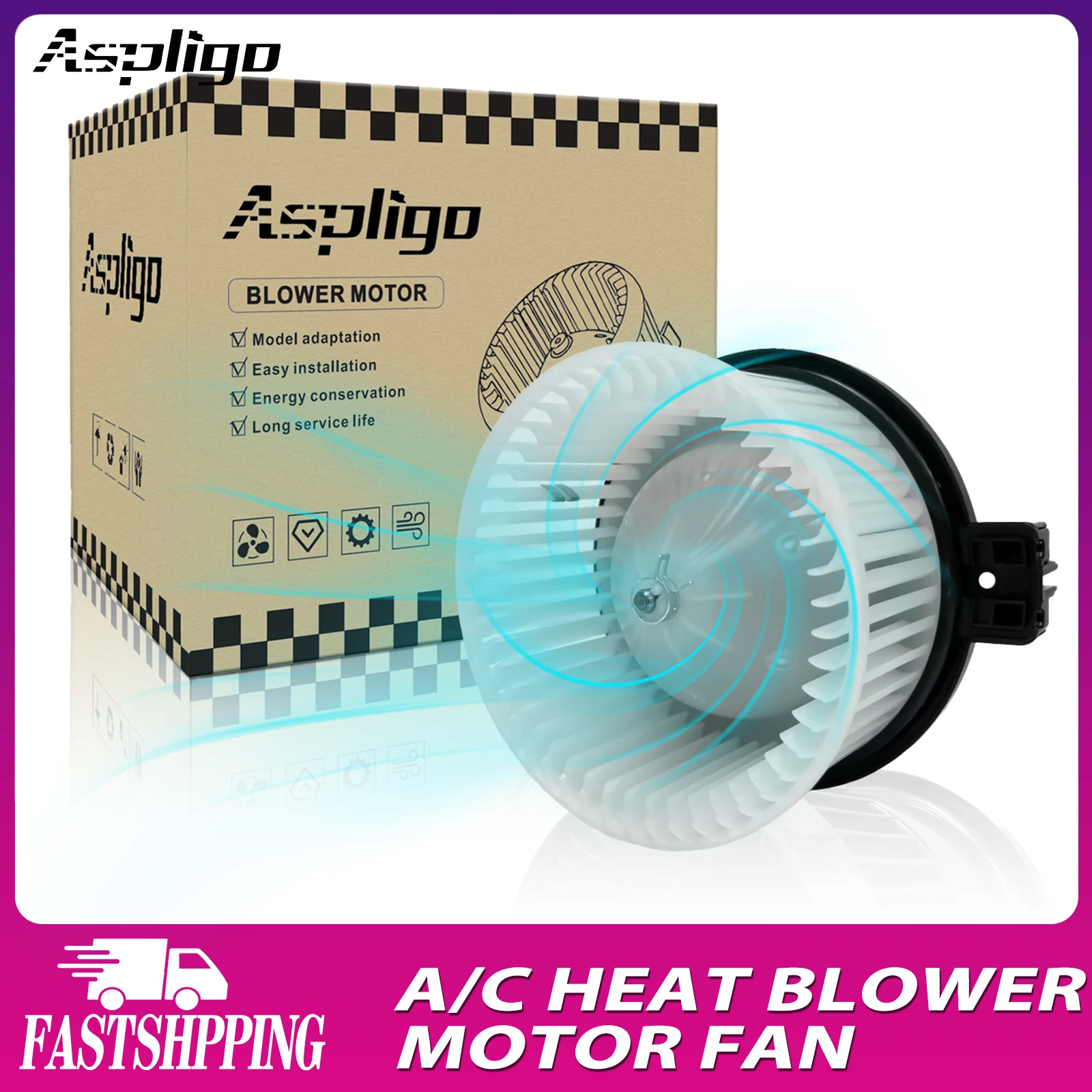 Aspligo 1PCS Air Conditioning AC Heater Blower Motor Fan For MAZDA 3 ...