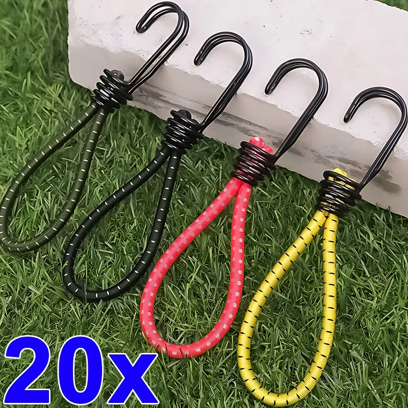 Tent-Elastic-Rope-Cord-Hook-Versatile-Outdoor-Camping-Canopy-Tarp-Tent ...