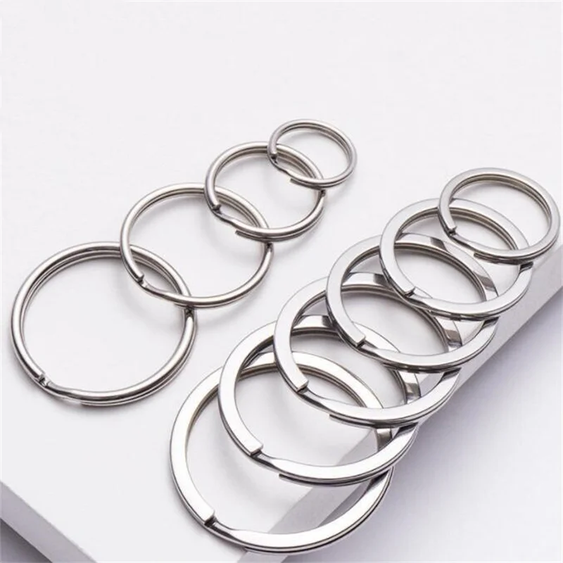 20pcs-Lot-Stainless-Steel-Key-Chains-Ring-Luxury-Car-Keychain ...