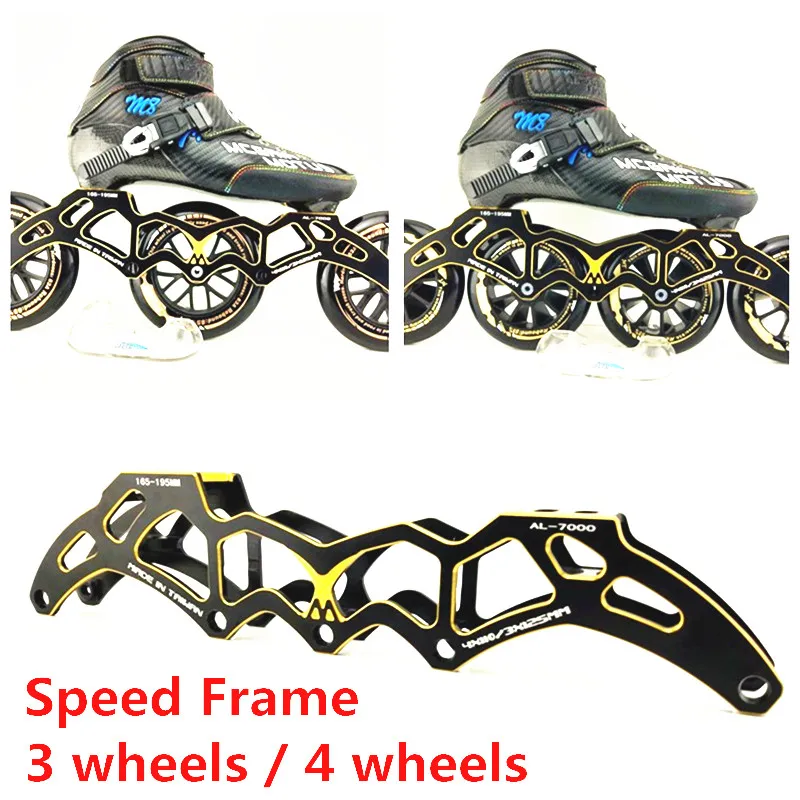 Base para patines de velocidad en línea Marathon, 4 ruedas, 90mm, 100mm ...