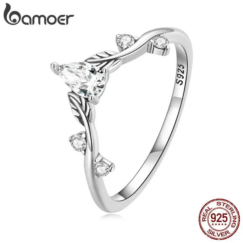 Bamoer-925-Sterling-Silver-Rattan-Water-drop-Shaped-Zircon-Ring-Vine-Finger-Ring-for-Women ...
