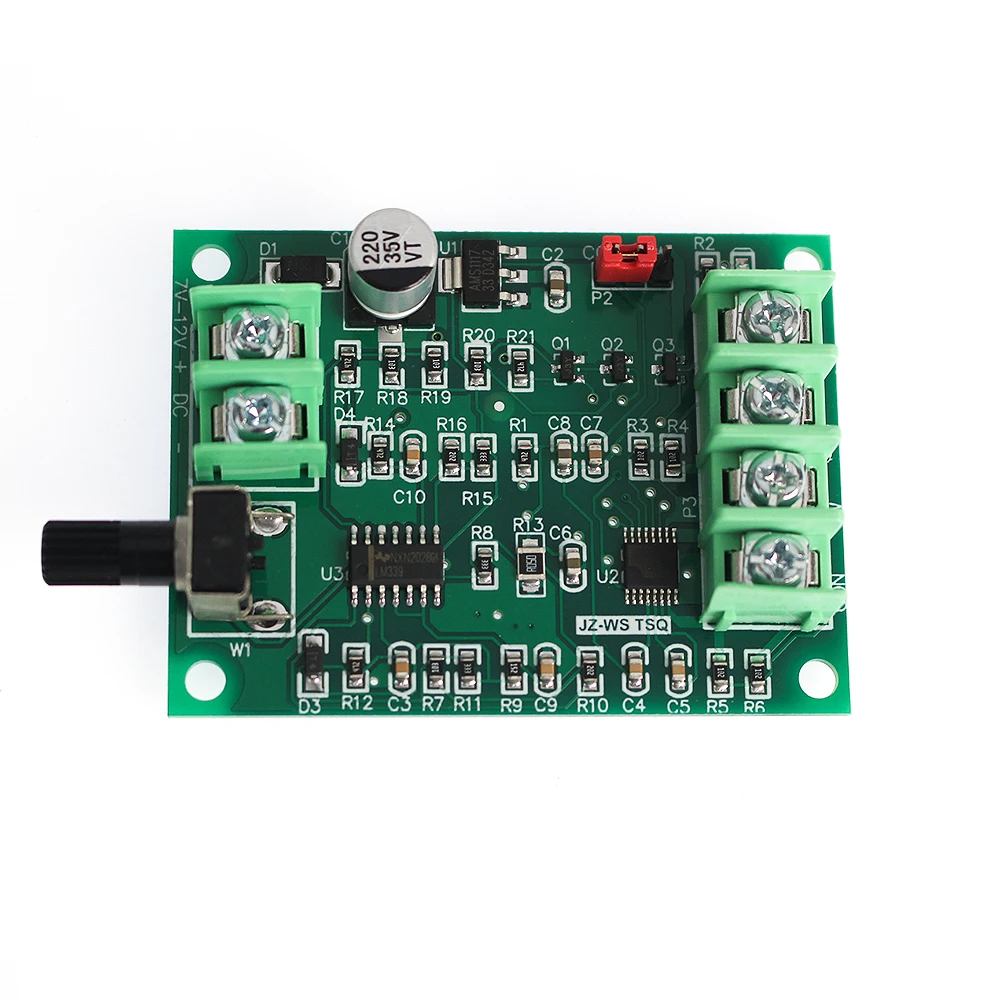 5V 12V Brushless DC Motor Driver Controller Board with Reverse Voltage ...