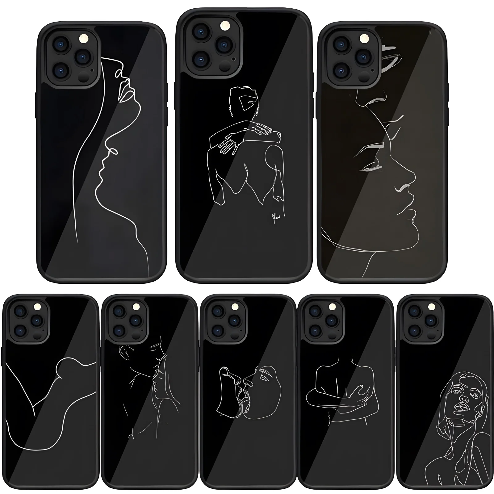 Abstract-Geometric-Art-Line-Phone-Case-Silicone-PC-TPU-for-IPhone-6S-7 ...