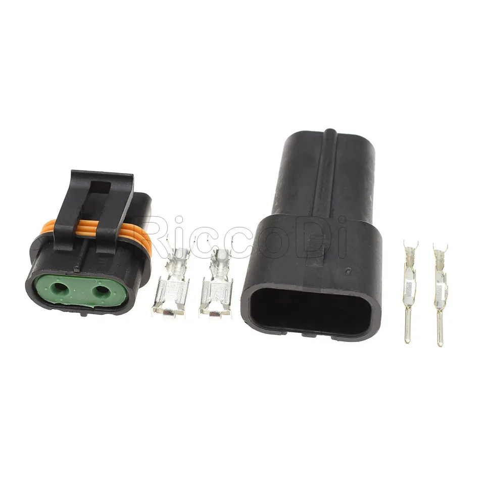 2 Pin Female And Male Sealed Connectors For Inline Fuse Wiring