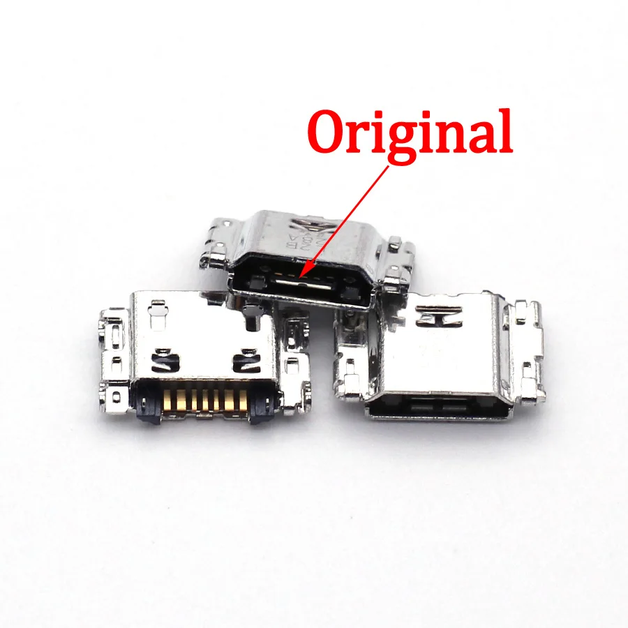 100pcs-Micro-USB-7pin-Mini-Connector-Mobile-Charging-Port-For-Samsung ...