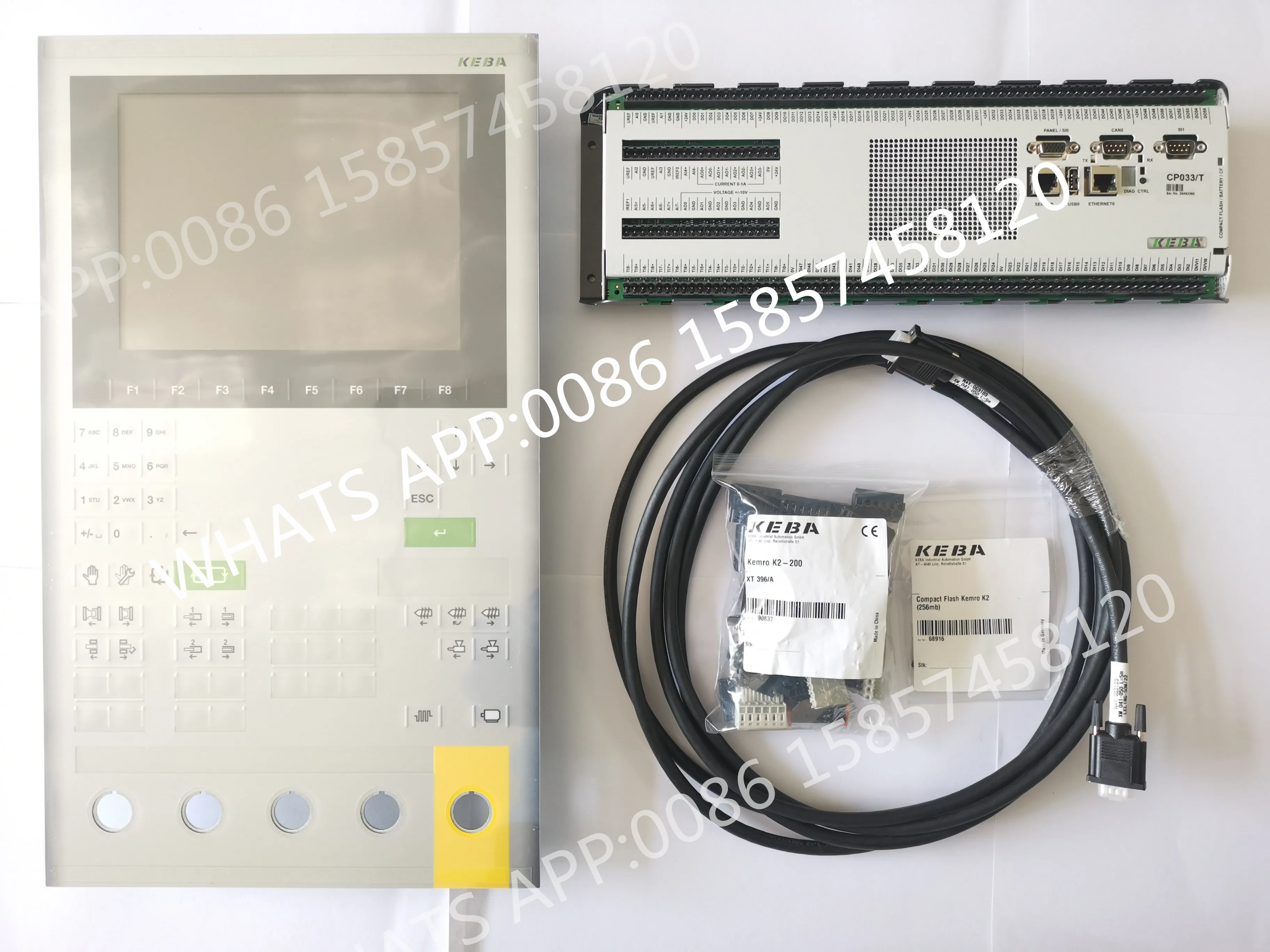 KEBA CP033/T CP033/Z 10นิ้ว OP 341/P-6400แผงทั้งชุดควบคุมระบบ I1075 PLC สำหรับเครื่องฉีดพลาสติก ...