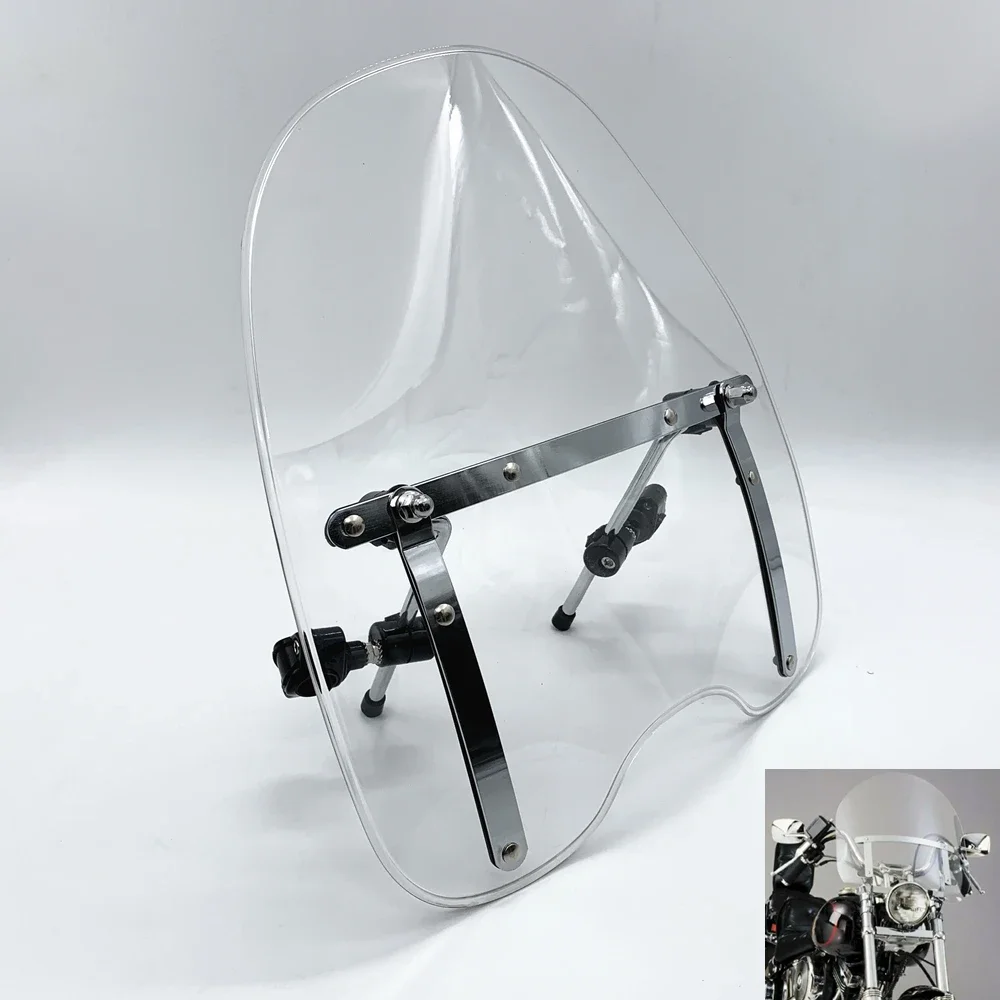 For-Harley-Dyna-Street-Bob-Low-Rider-FXDL-Sportster-XL1200-XL-883-Clear ...