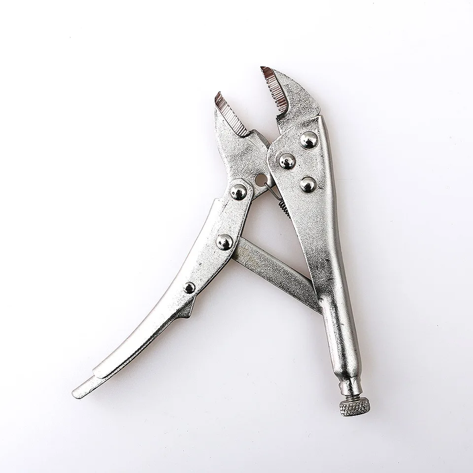 Locking Pliers Set 3 PC 15" EXTRA LONG W/Straight, 45 & 90 Degree Bent ...