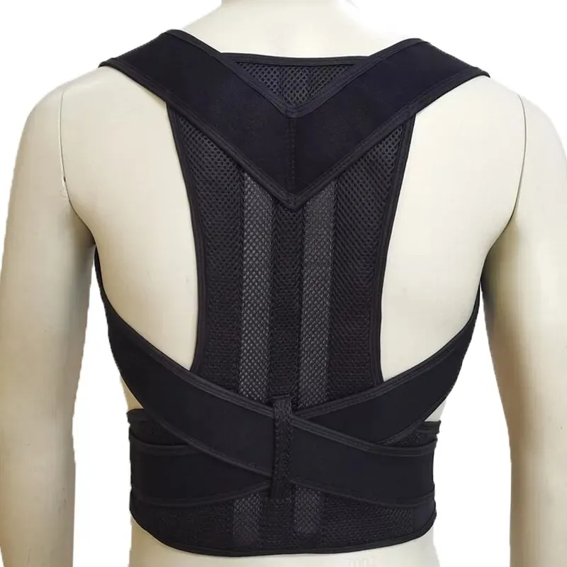 YBFDO-Men-Adjustable-Back-Belt-Body-Shaper-Posture-Corrector-Shoulder ...