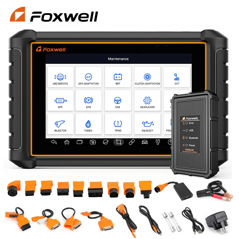 Foxwell Gt65 Obd2 Bluetooth Automotive Tools Bi-directional Test Ecu ...