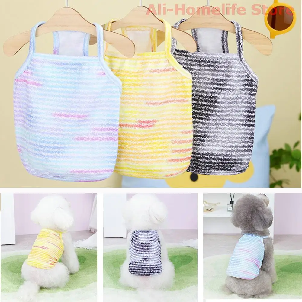 Spring-Summer-Cat-Pet-Dog-Sling-Dress-Clothes-Puppy-Dogs-Vest-T-Shirt ...