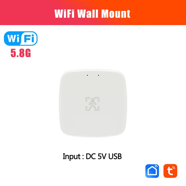 Tuya Zigbee Human mmWave Presence Sensor Radar Detector Wifi Smart Life Motion Sensor With ...