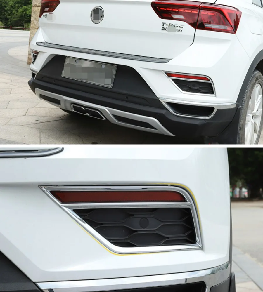 For-Volkswagen-T-Roc-T-Roc-2018-2021-Accessories-Front-Rear-Fog-Lights ...