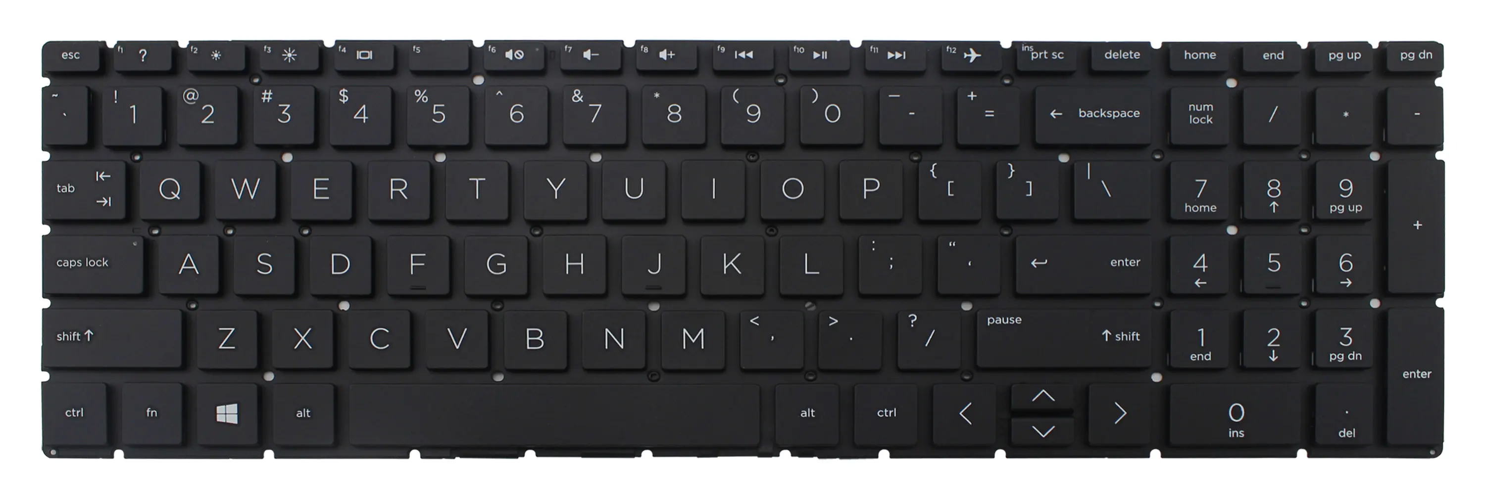LARHON-New-Black-US-English-Keyboard-For-HP-255-G7-G8-256-258-ENVY-15 ...