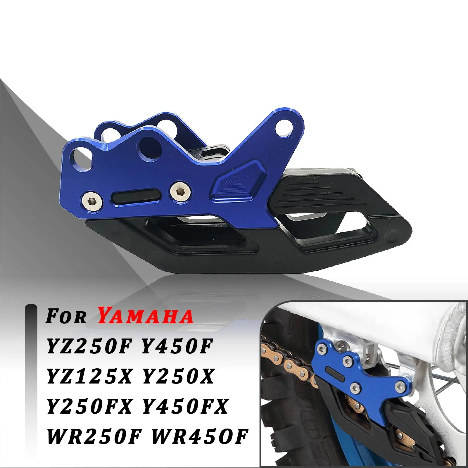 Motorcycle-Chain-Guide-Guard-Protection-For-Yamaha-YZ125-YZ250-YZ250F ...