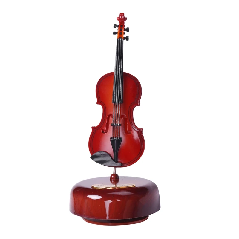 Violin-Music-Box-Rotating-Musical-Base-Classical-Music-Box-Instrument ...
