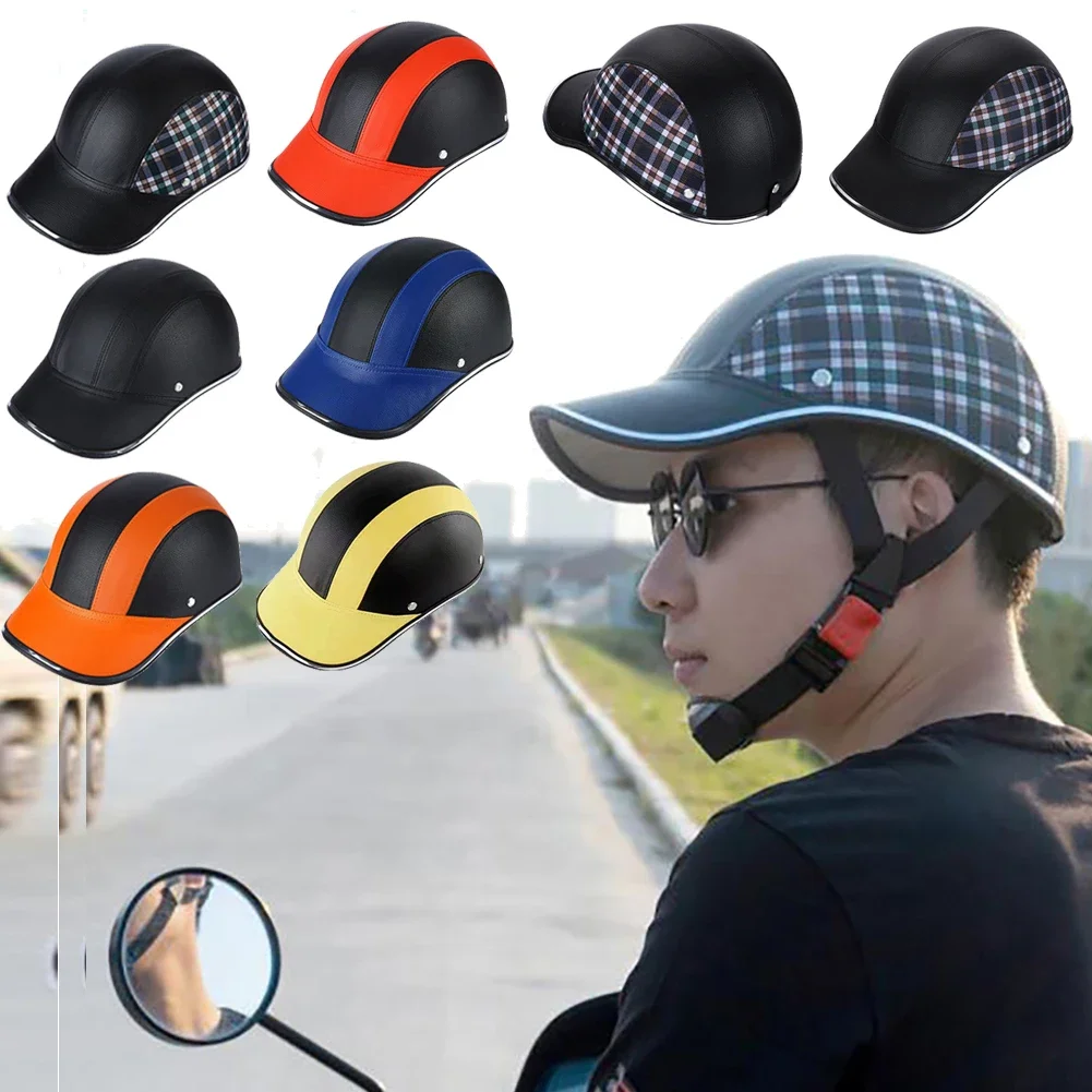 Fashion-Riding-Safe-Helmet-Extended-Brim-Baseball-Hat-Style-Protection ...