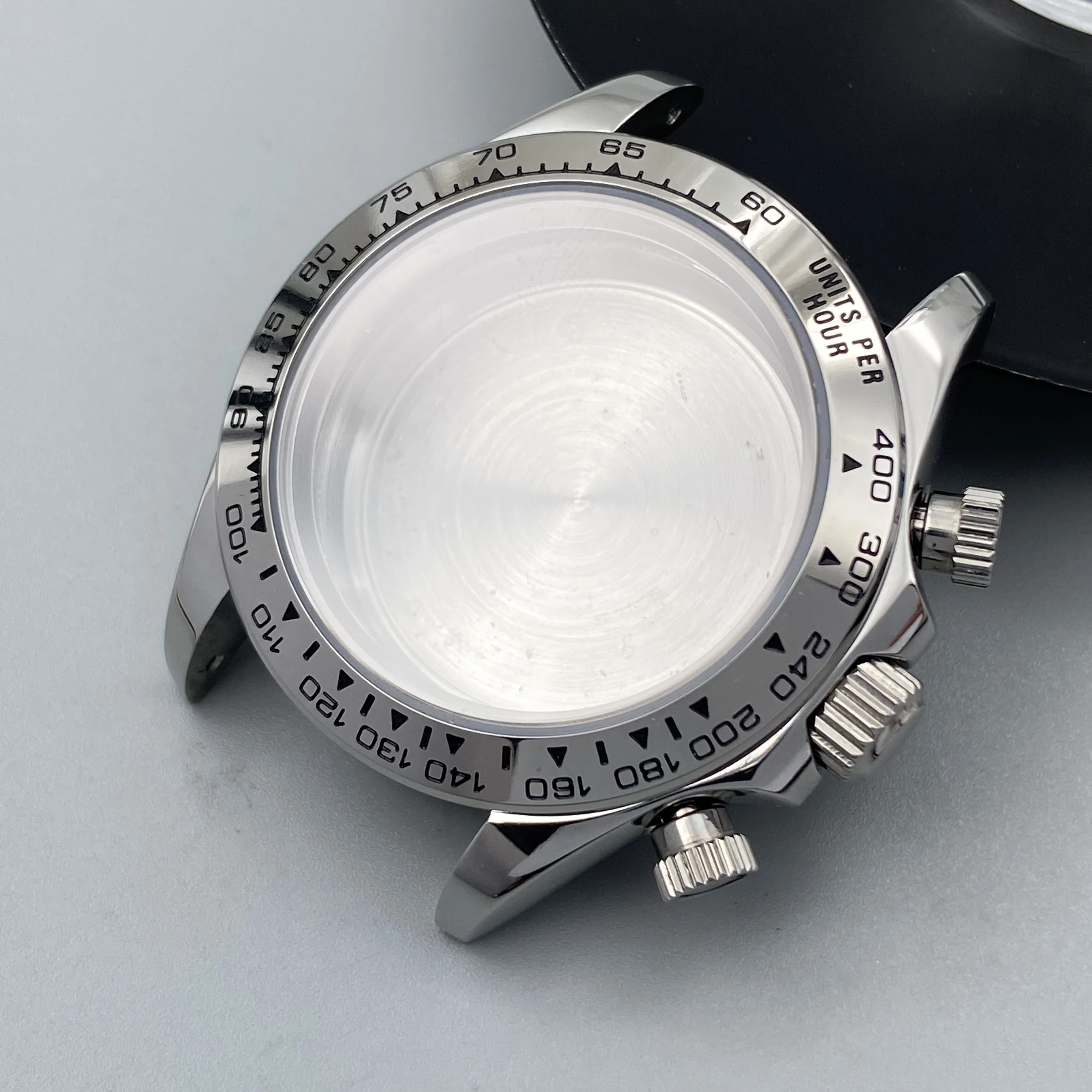 39.3mm VK63 Case Sapphire Glass Stainless Steel Case Fit VK63 Quartz ...