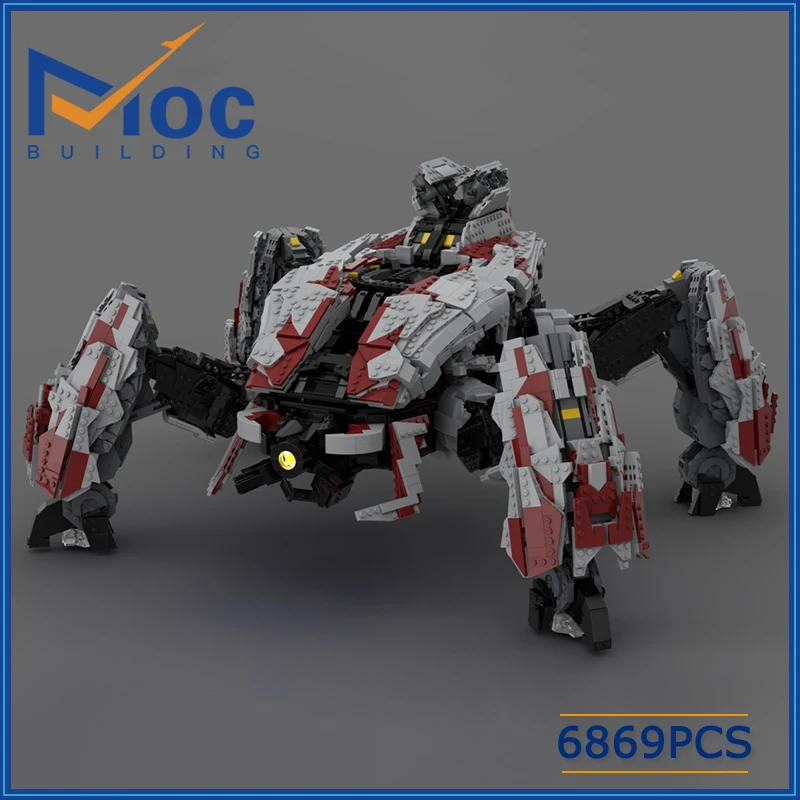 Halo-Banished-Scarab-Monster-MOC-Building-Blocks-DIY-Assembled-Robot ...