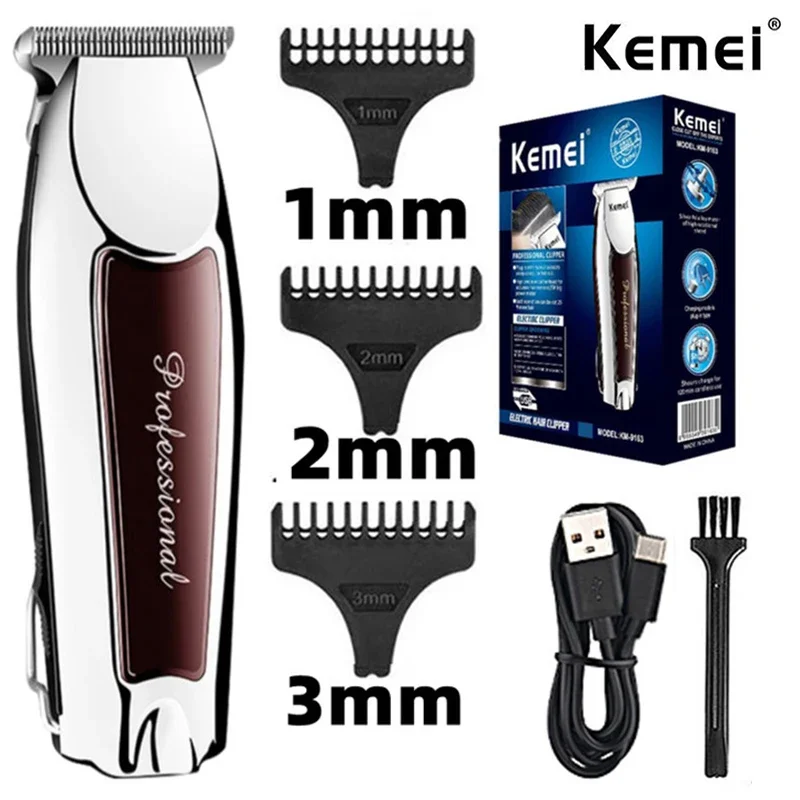 Kemei-cortadora-de-pelo-profesional-para-hombre-Afeitadora-el-ctrica-recargable-inal-mbrica-para ...