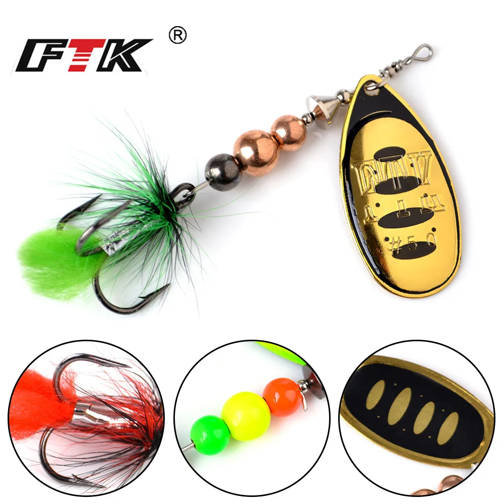 FTK-Hard-Artificial-Bait-Wobbler-Fishing-Spinner-Lure-8-13g-Pesca ...