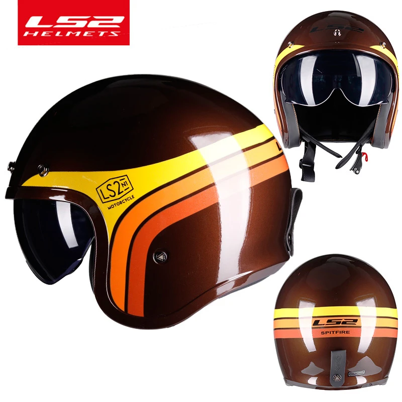 Ls2 Spitfire Motorcycle Helmet | Helmets Vintage Motorcycle Ls2 - Of599 ...