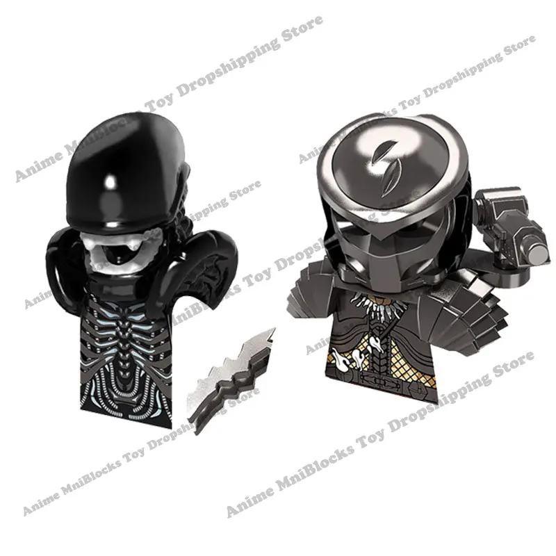 PG1050 PG1127 Terminator Predator VS. Bloques de construcción modelo de ...