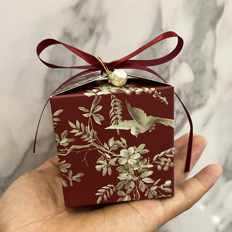Box Flowers Chocolates | Box Souvenir Chocolate Wedding | Wedding ...