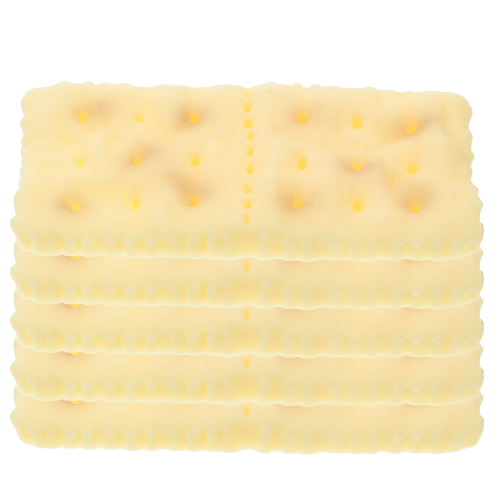 5-Pcs-Soda-Cracker-Model-Candy-Props-Faux-Dessert-Biscuit-White-Fake ...