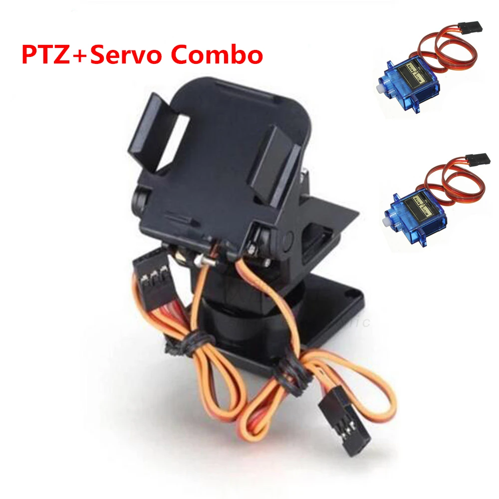 Fpv Nylon Dual-axis Servo Ptz Gimbal Pan / Tilt With 2pcs Sg90 9g Micro Servo For Rc Airplane ...