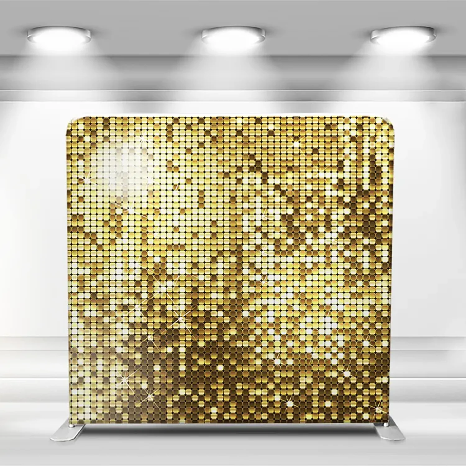 Cheap-Popular-Party-Photobooth-Background-Aluminum-Stand-Black-and ...